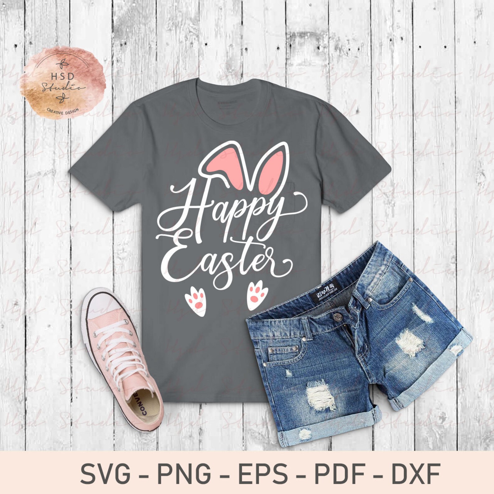Happy Easter SVG Easter Cut File for Cricut Silhouette | Etsy