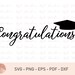 Congratulations Svg, Graduation Cap Svg, Graduate Svg, Silhouette ...