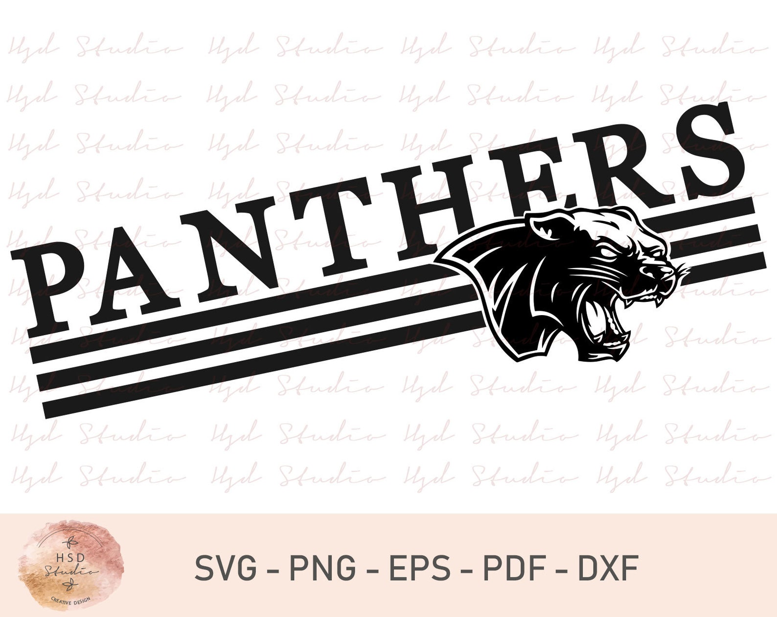 Panthers SVG Panther SVG Grunge Panthers Design Distressed - Etsy