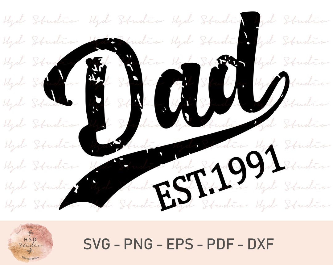 Dad Est. 1991, Vintage New Dad T-shirt, Fathers Day Gifts, Father's Day ...