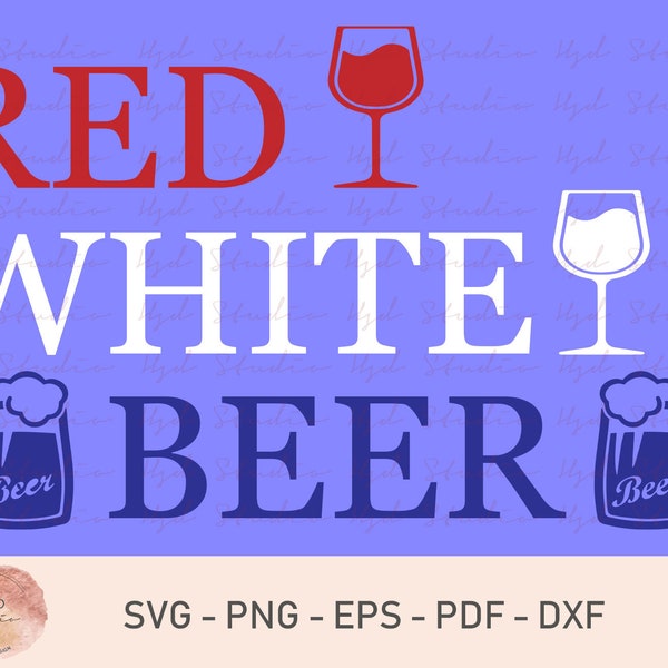 Red White and Blue Beer Shirt - Etsy