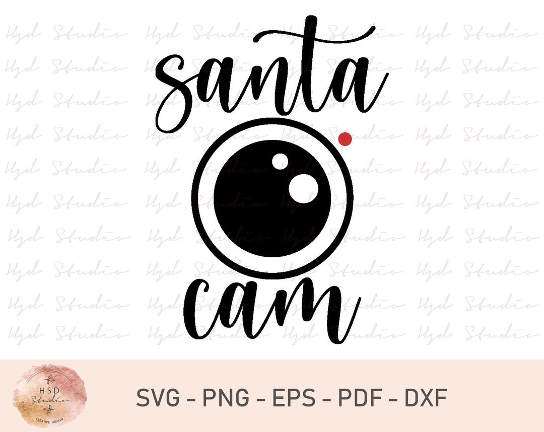 Santa Cam Christmas Camera SVG, Christmas SVG Cutting File Svg, Elf ...