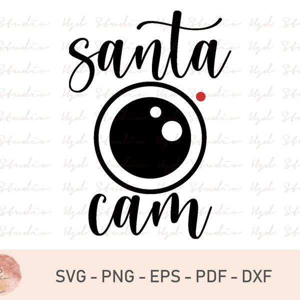 Santa Cam Svg - Etsy
