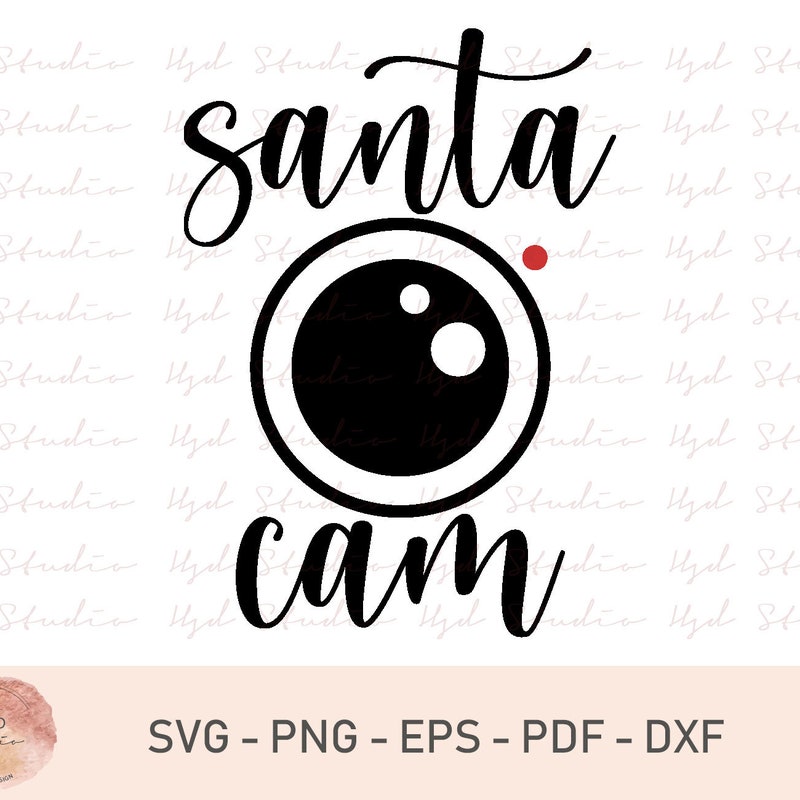 Santa Cam Svg - Etsy