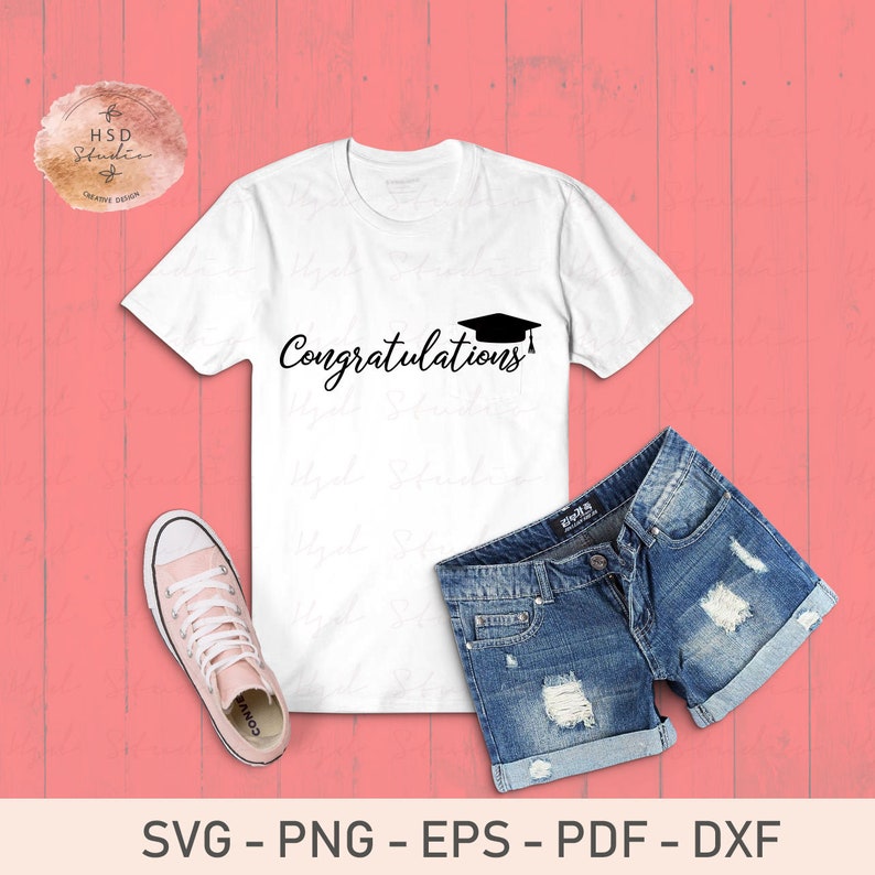 Congratulations Svg Graduation Cap Svg Graduate Svg - Etsy
