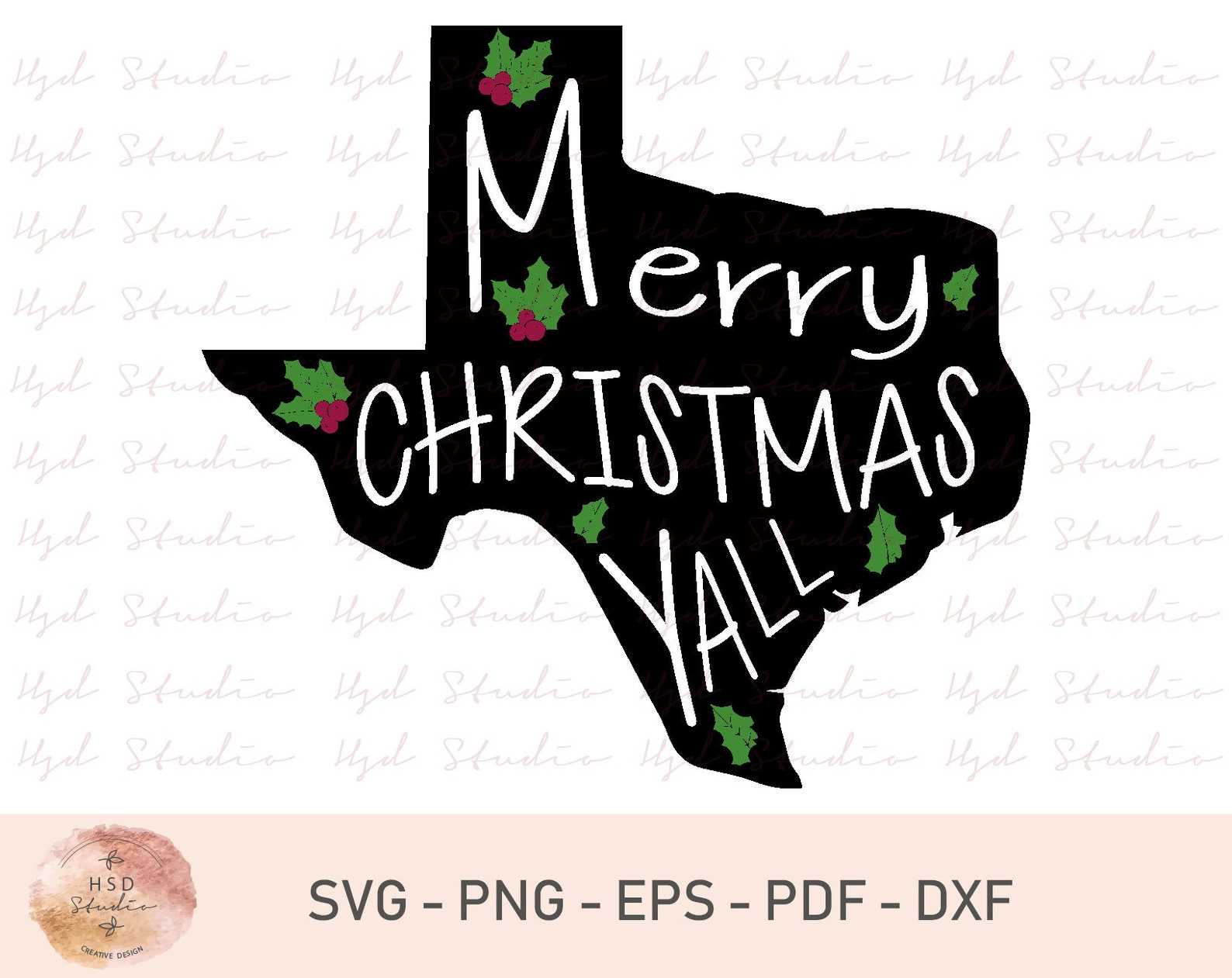 Merry Christmas Texas SVG, TX Christmas SVG, Christmas State Clipart ...
