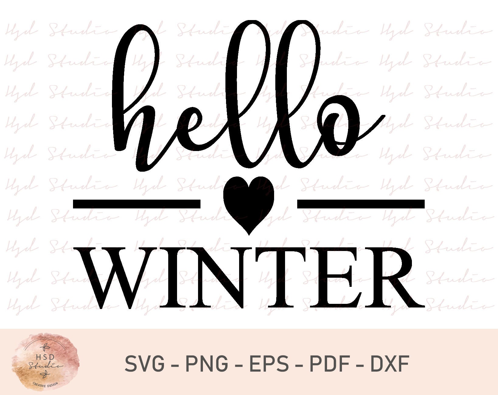 Winter Svg Hello Winter Svg Winter Quote Svg Winter Sayings | Etsy