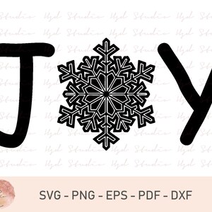 Joy Svg, Snowflake Svg, Christmas Svg, Christmas Shirt Svg, Joyful Svg ...