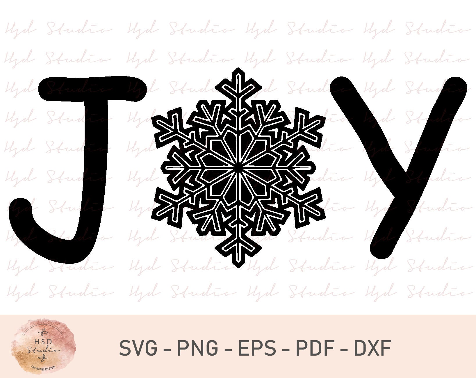 Joy Svg Snowflake Svg Christmas Svg Christmas Shirt Svg | Etsy