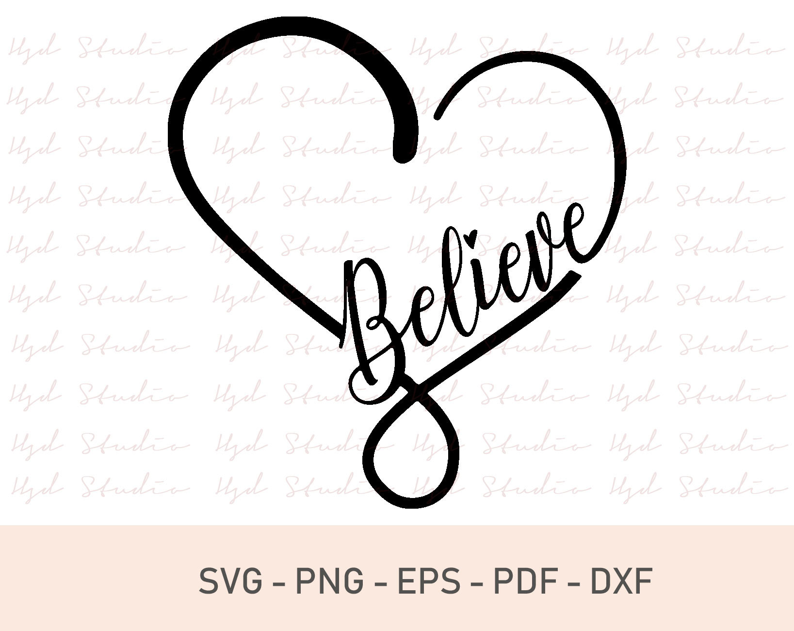 Believe SVG Cut File Believe Svg Love Svg Digital Download | Etsy