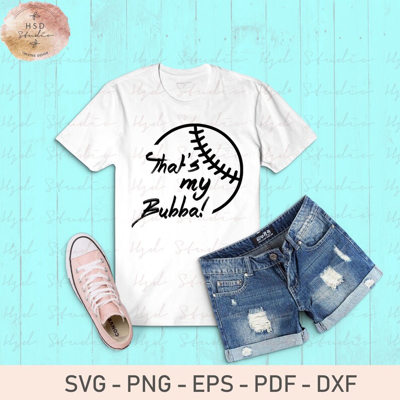 Baseball SVG That's My Bubba Biggest Fan Svg Brother - Etsy