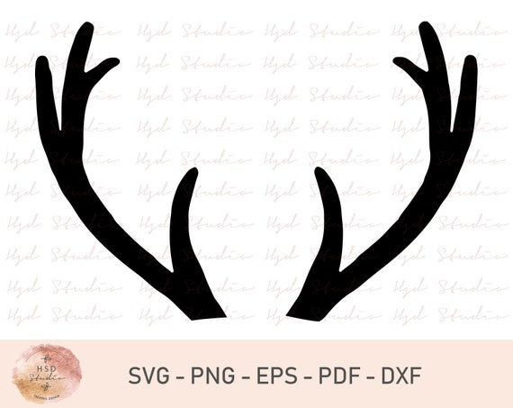 Antlers SVG Cutting File Vinyl File Svg Antlers Svg File | Etsy