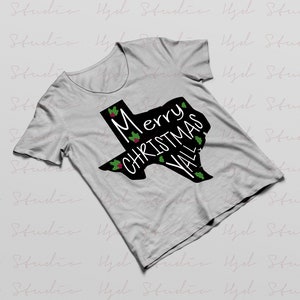 Merry Christmas Texas SVG, TX Christmas SVG, Christmas State Clipart ...