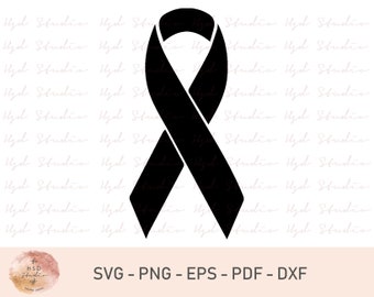 Cancer Ribbon Svg - Etsy