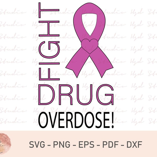 Overdose Awareness Svg - Etsy