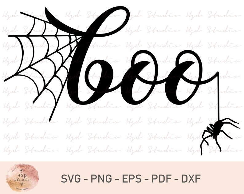 Halloween SVG, Boo SVG File Silhouette Cutting File, Cricut Download ...