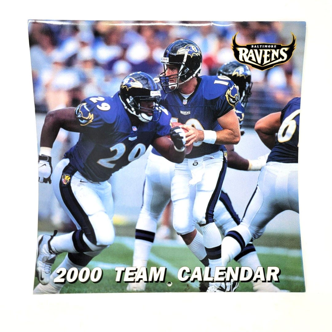 NFL Baltimore Ravens 2000 Team Calendar Turner and Company 12"x12" - Etsy
