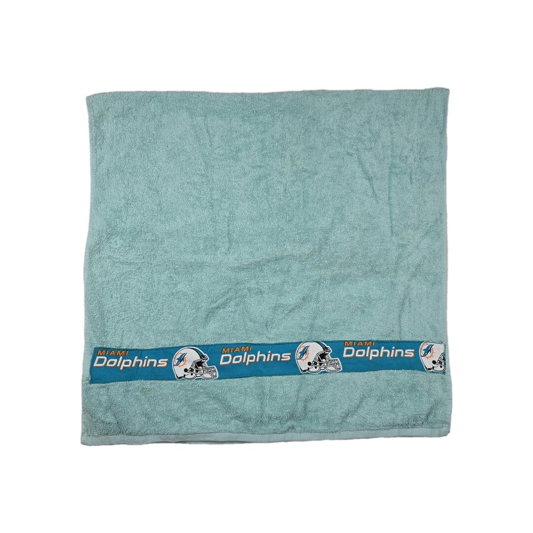 Vintage NFL Miami Dolphins Cotton Bath Towel 25x50 Inches Teal Logo - Etsy