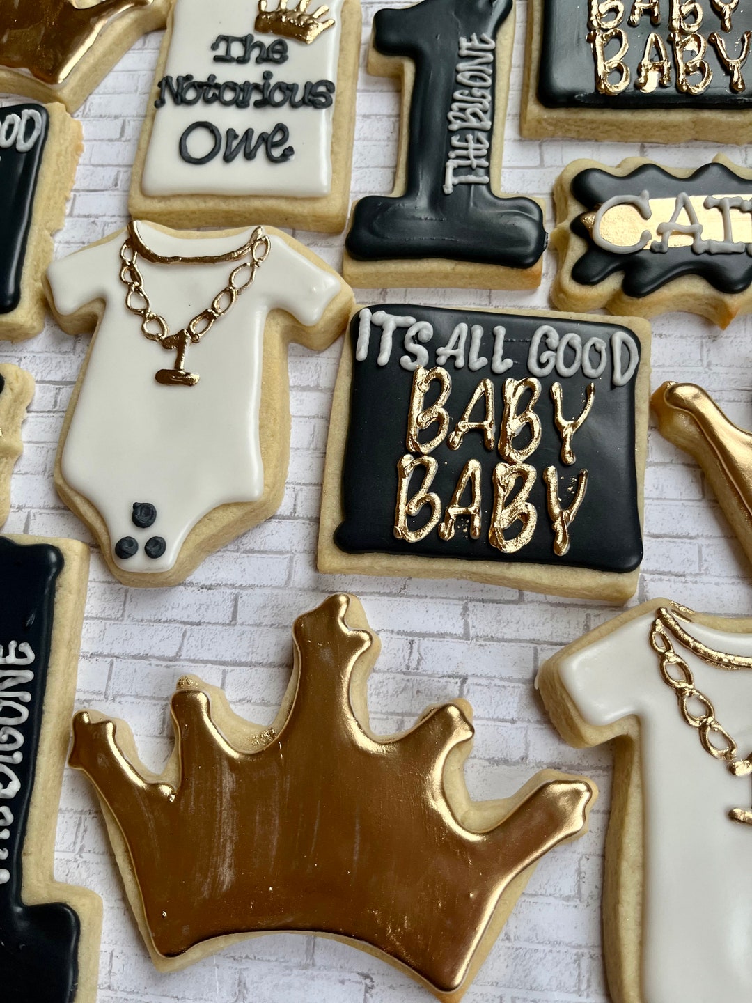The Big One Royal Icing Cookies - Etsy