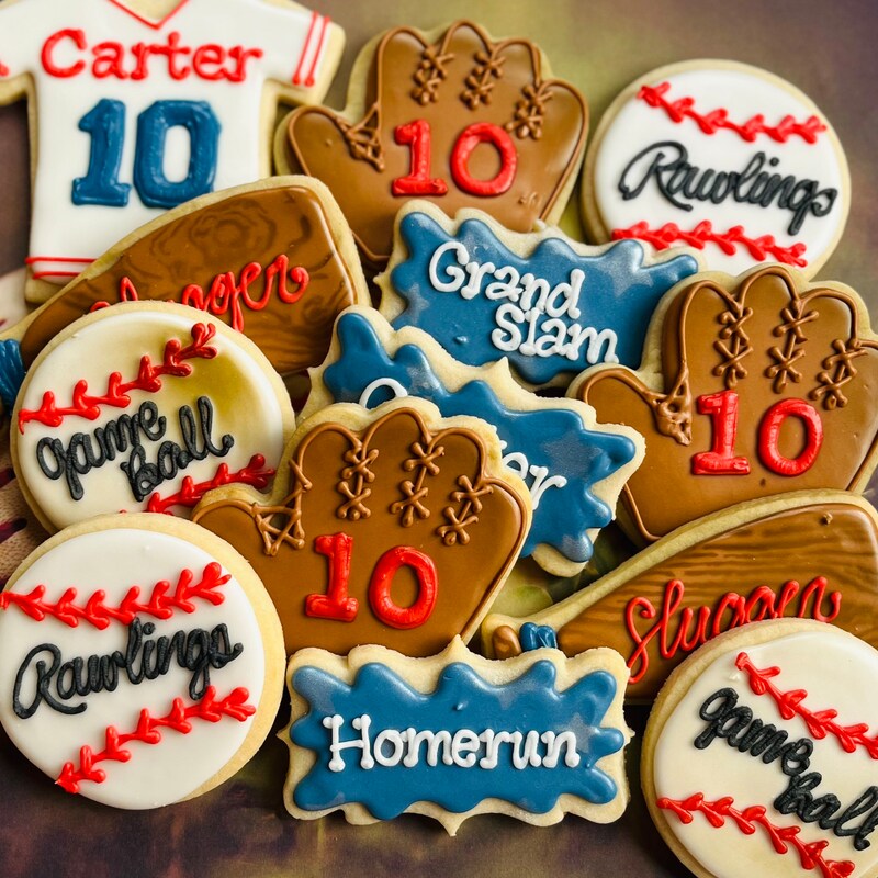 Baseball Cookies - Etsy