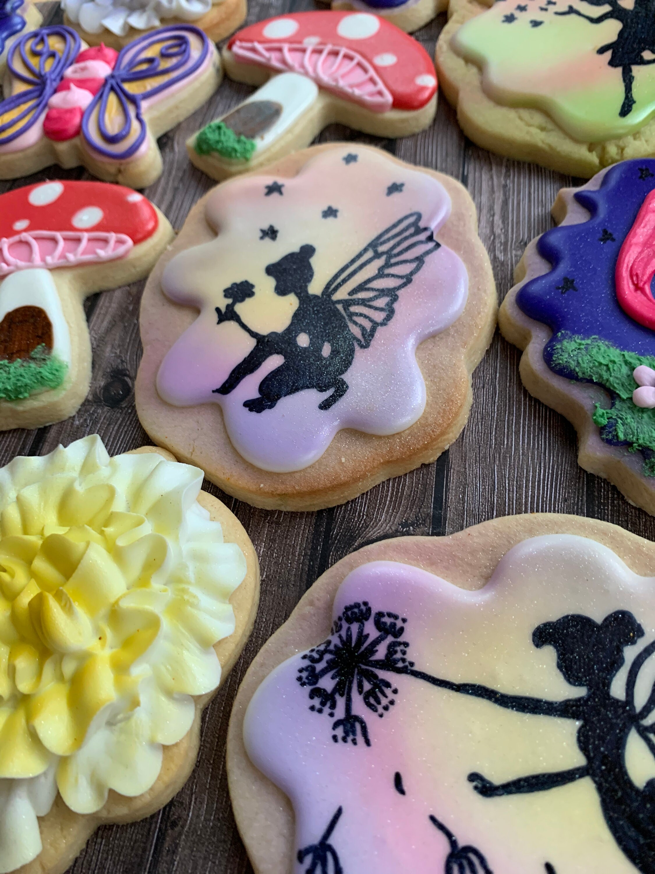 Fairy Birthday Cookies | Etsy