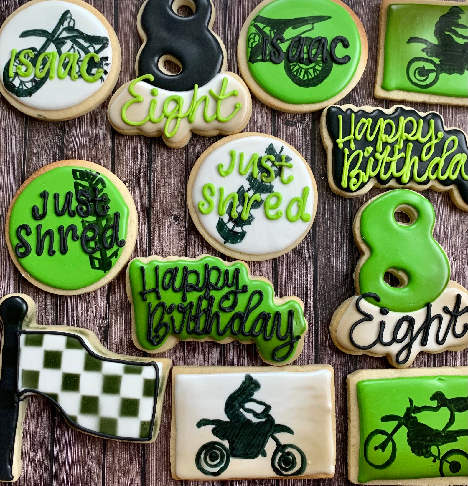 Dirt Bike Royal Icing Cookies - Etsy