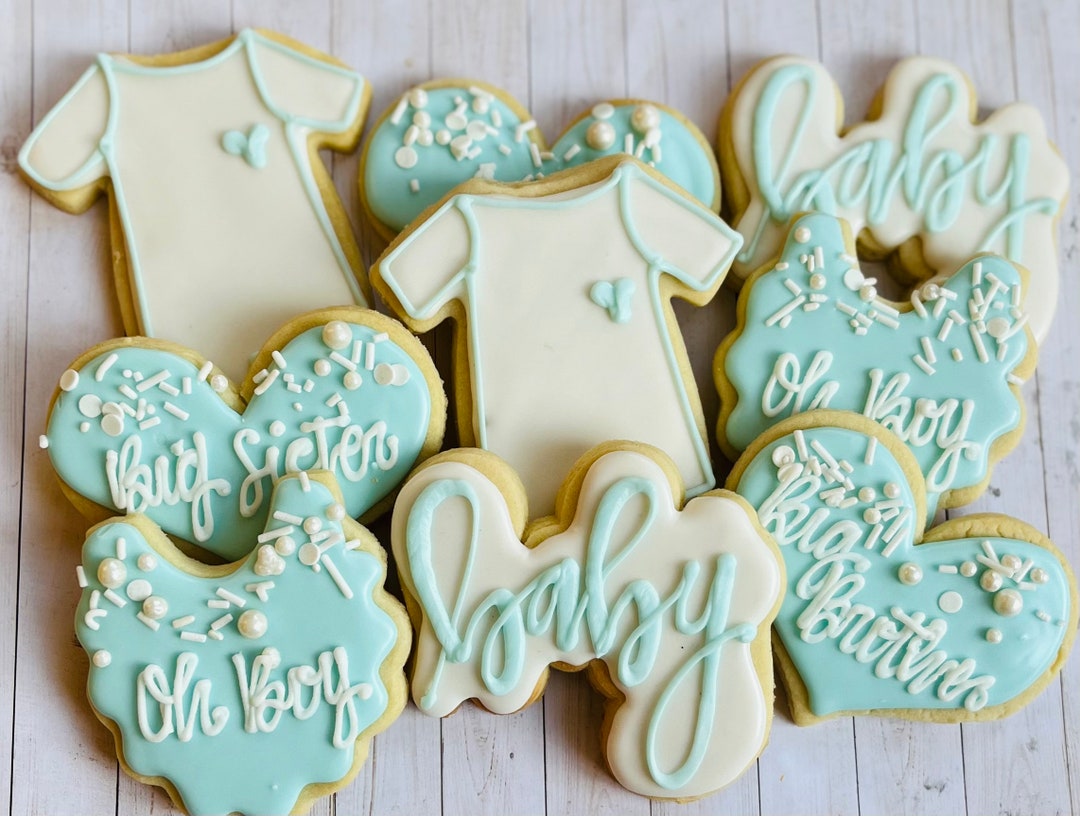 Baby Sprinkle Cookies- Boy or Girl - Etsy