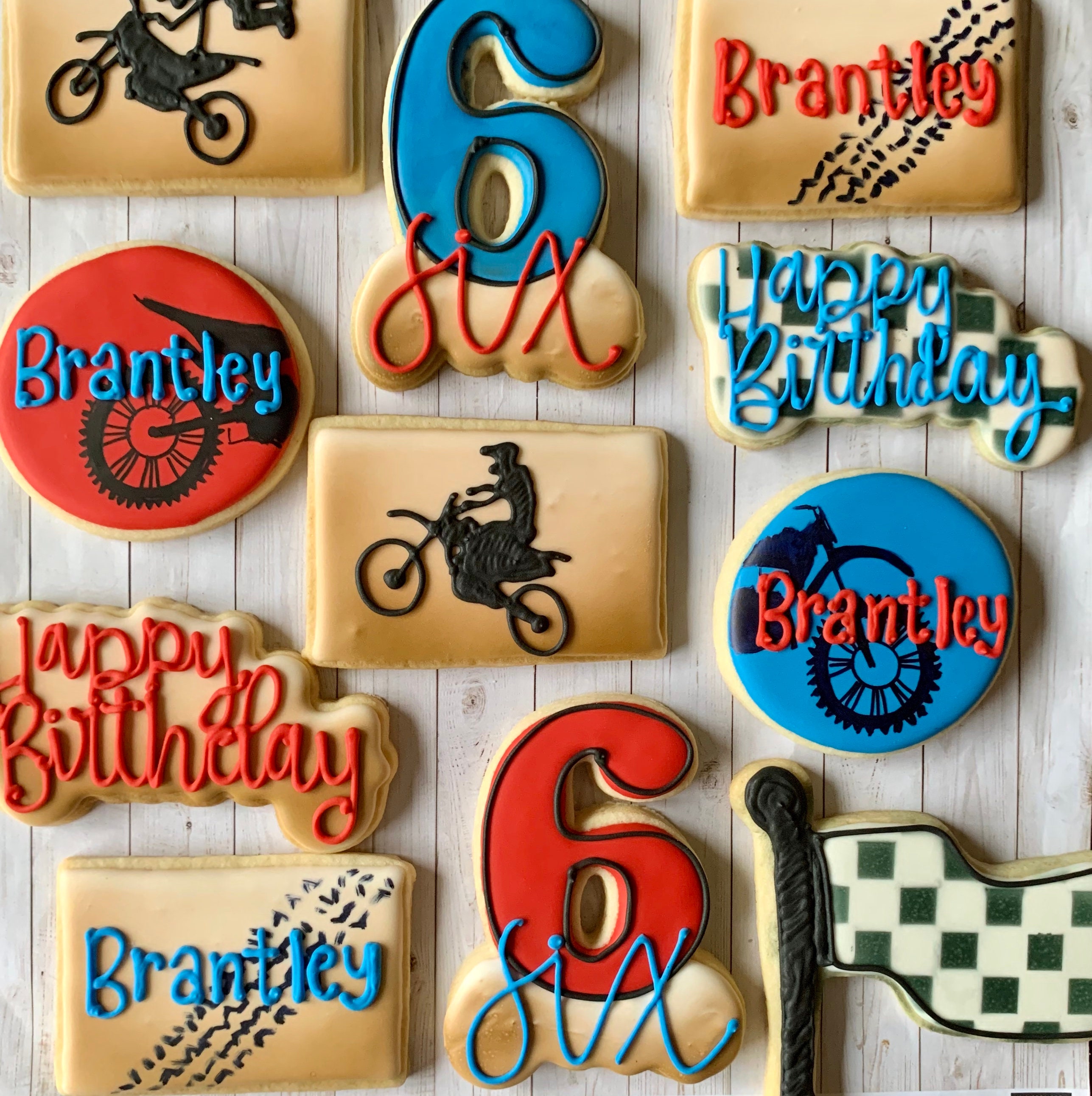 Dirt Bike Royal Icing Cookies - Etsy