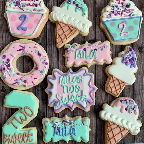 EDITABLE Donut Two Sweet 2nd Birthday Chocolate Candy Bar | Etsy