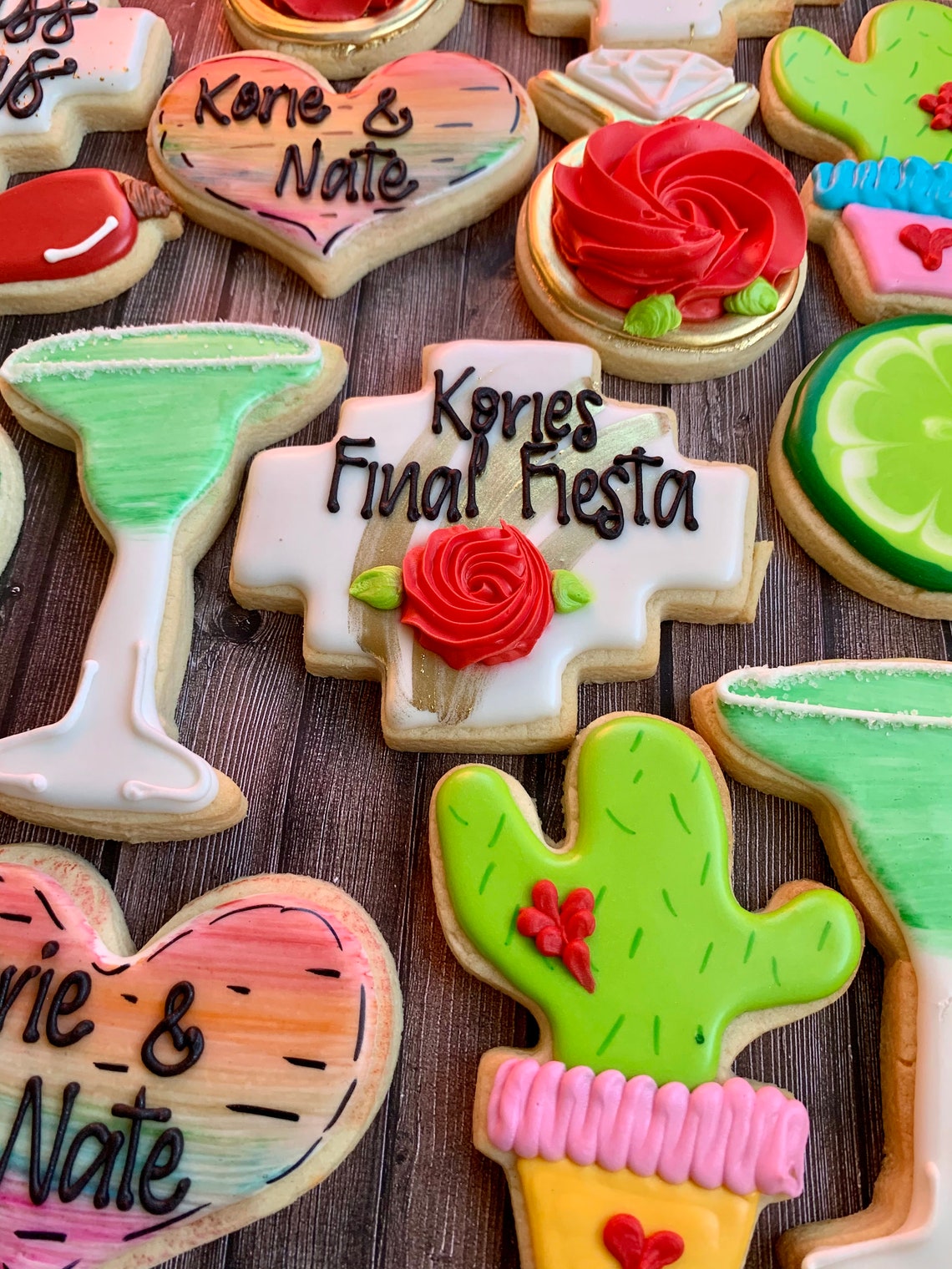 Fiesta Royal Icing Cookies - Etsy