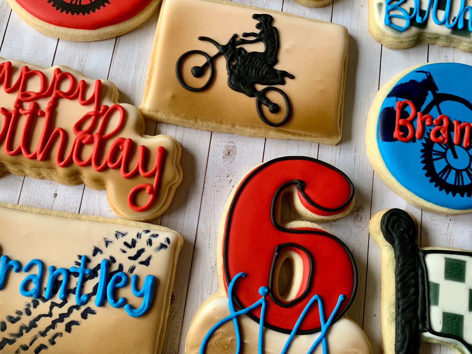 Dirt Bike Royal Icing Cookies - Etsy