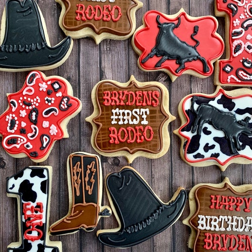 My First Rodeo Cookies - Etsy