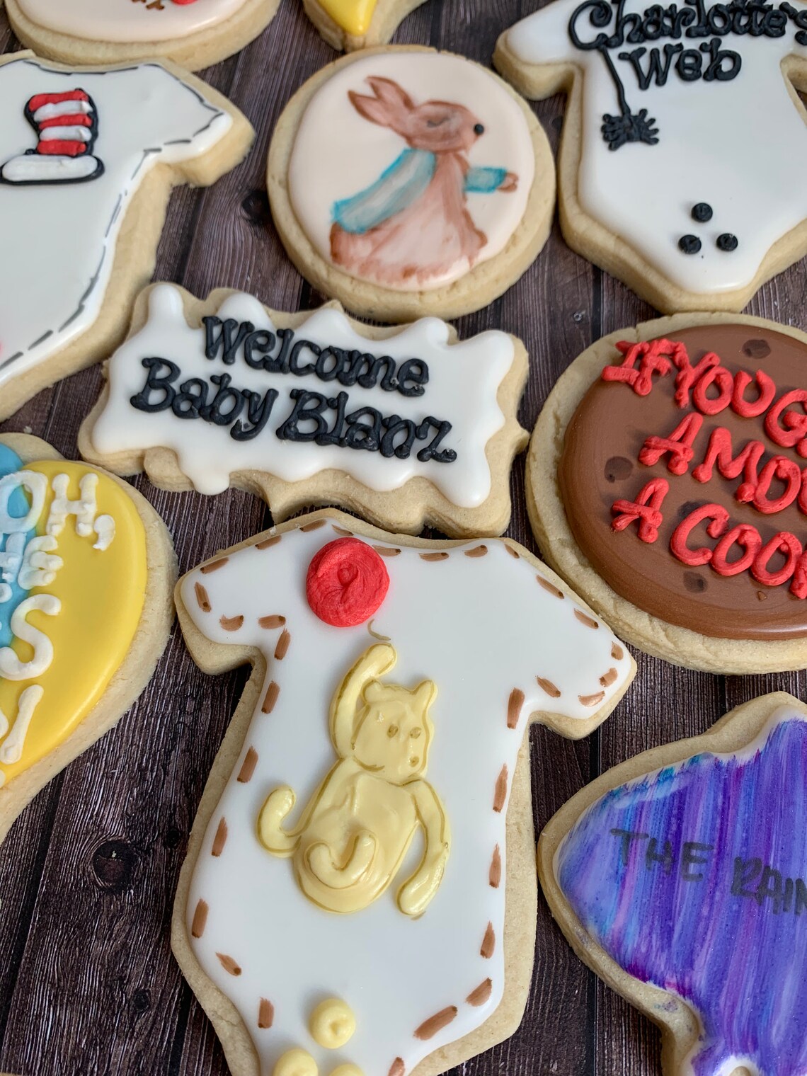 Story Book Baby Shower Cookies | Etsy