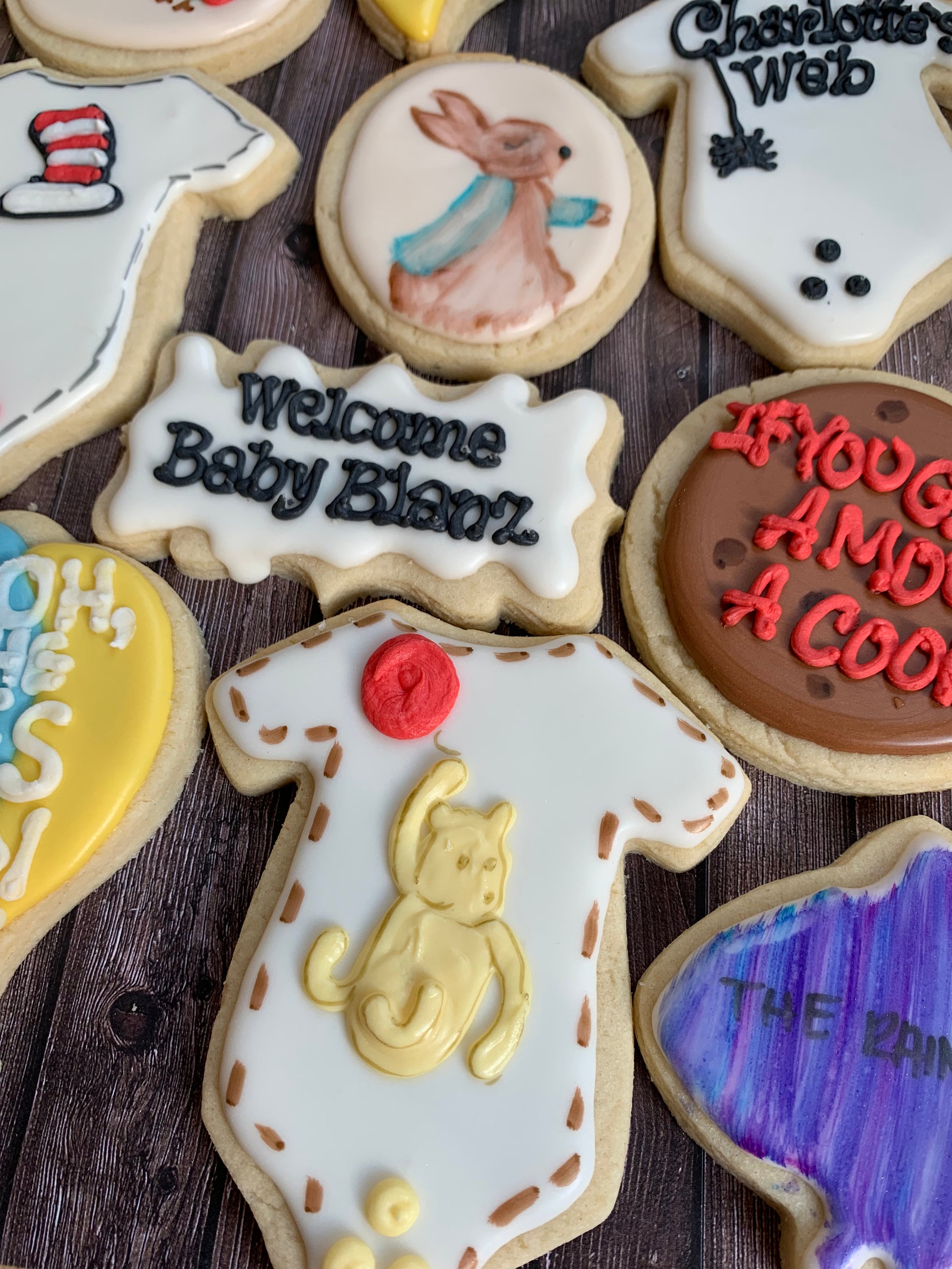 Story Book Baby Shower Cookies | Etsy