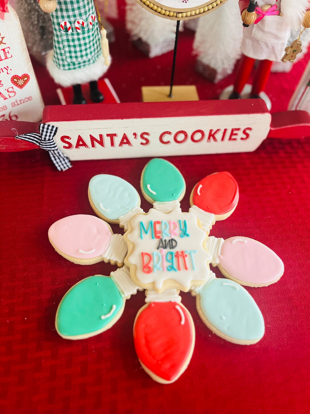 Merry and Bright Cookie Platter - Etsy