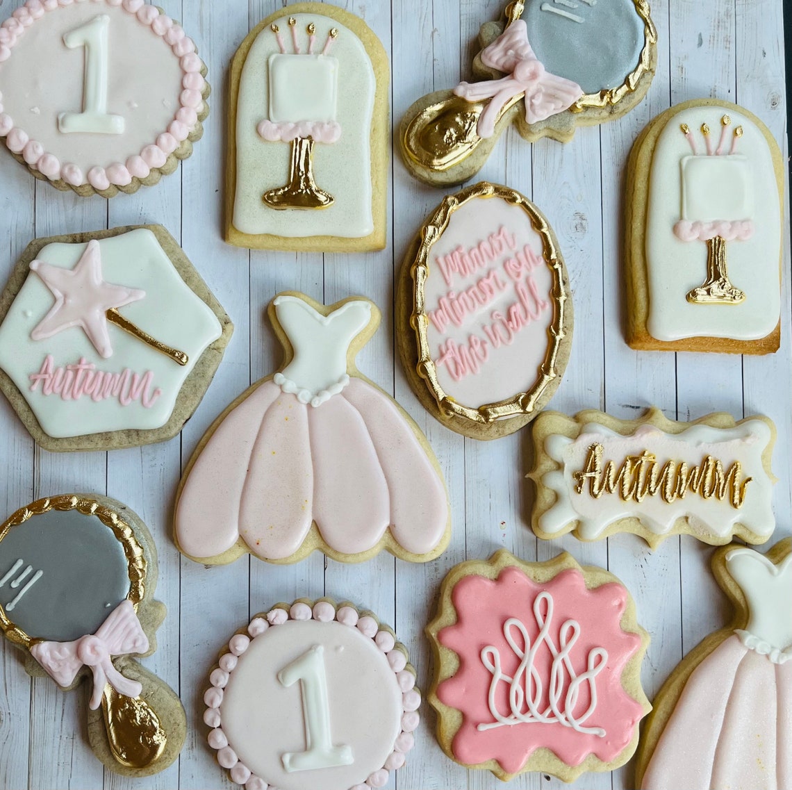 Princess Birthday Royal Icing Cookies - Etsy
