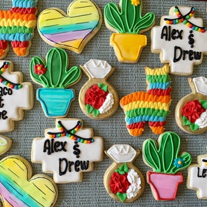 Fiesta Royal Icing Cookies - Etsy