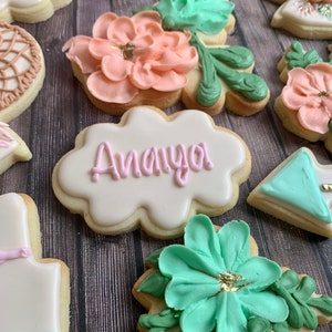 Boho Chic Birthday Cookies - Etsy