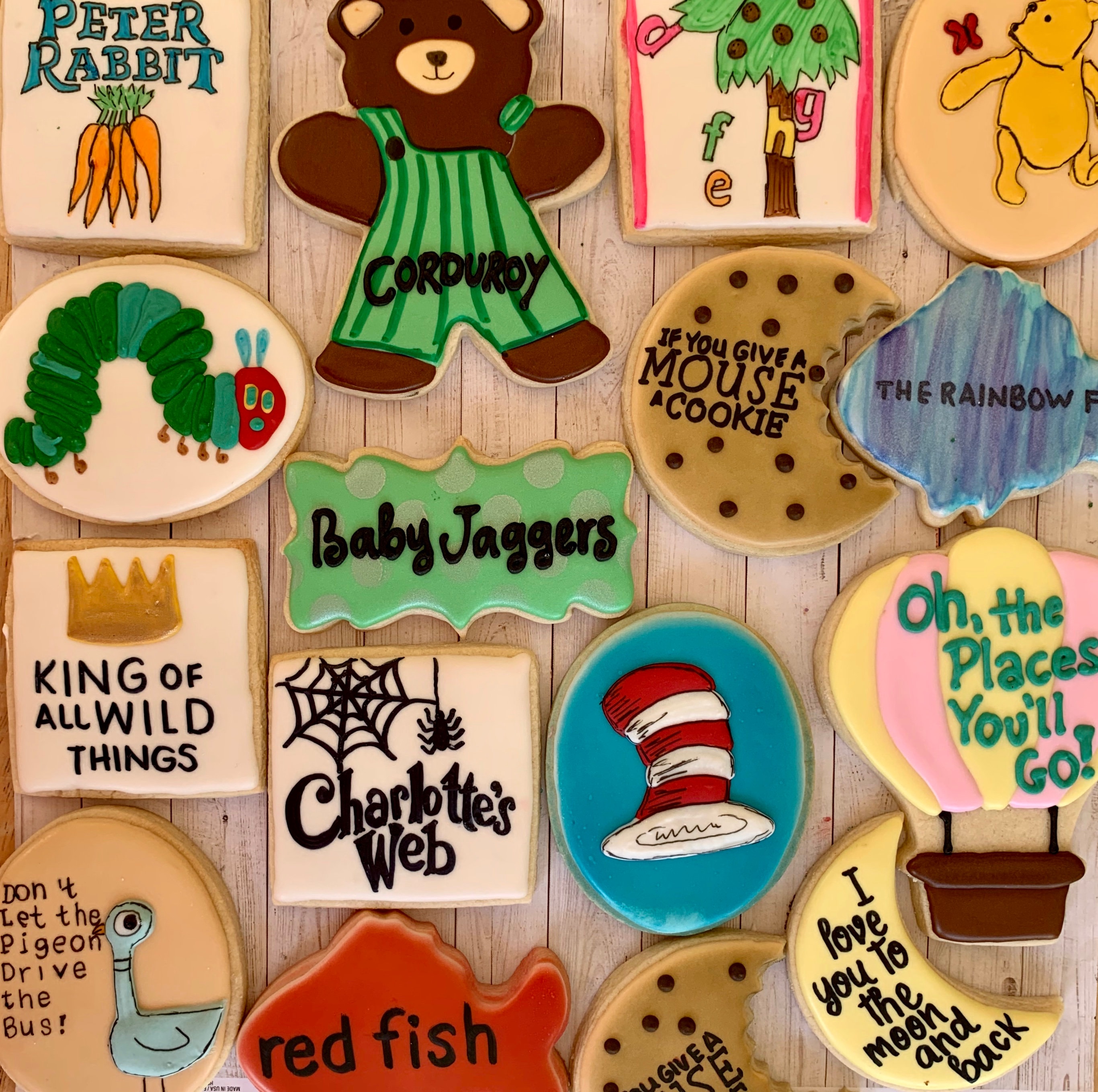 Story Book Baby Shower Cookies - Etsy