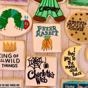 Story Book Baby Shower Cookies - Etsy