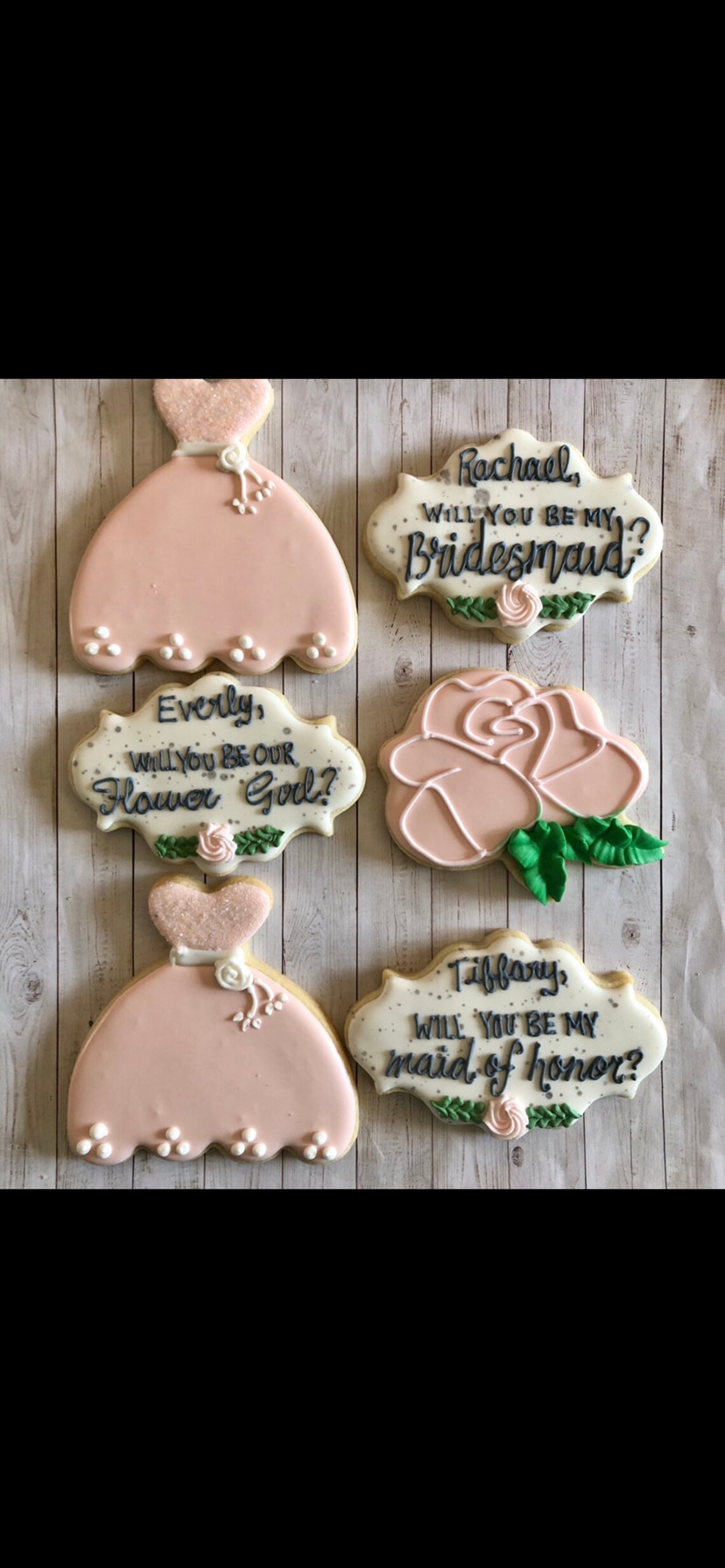 Bridal Party Cookies - Etsy