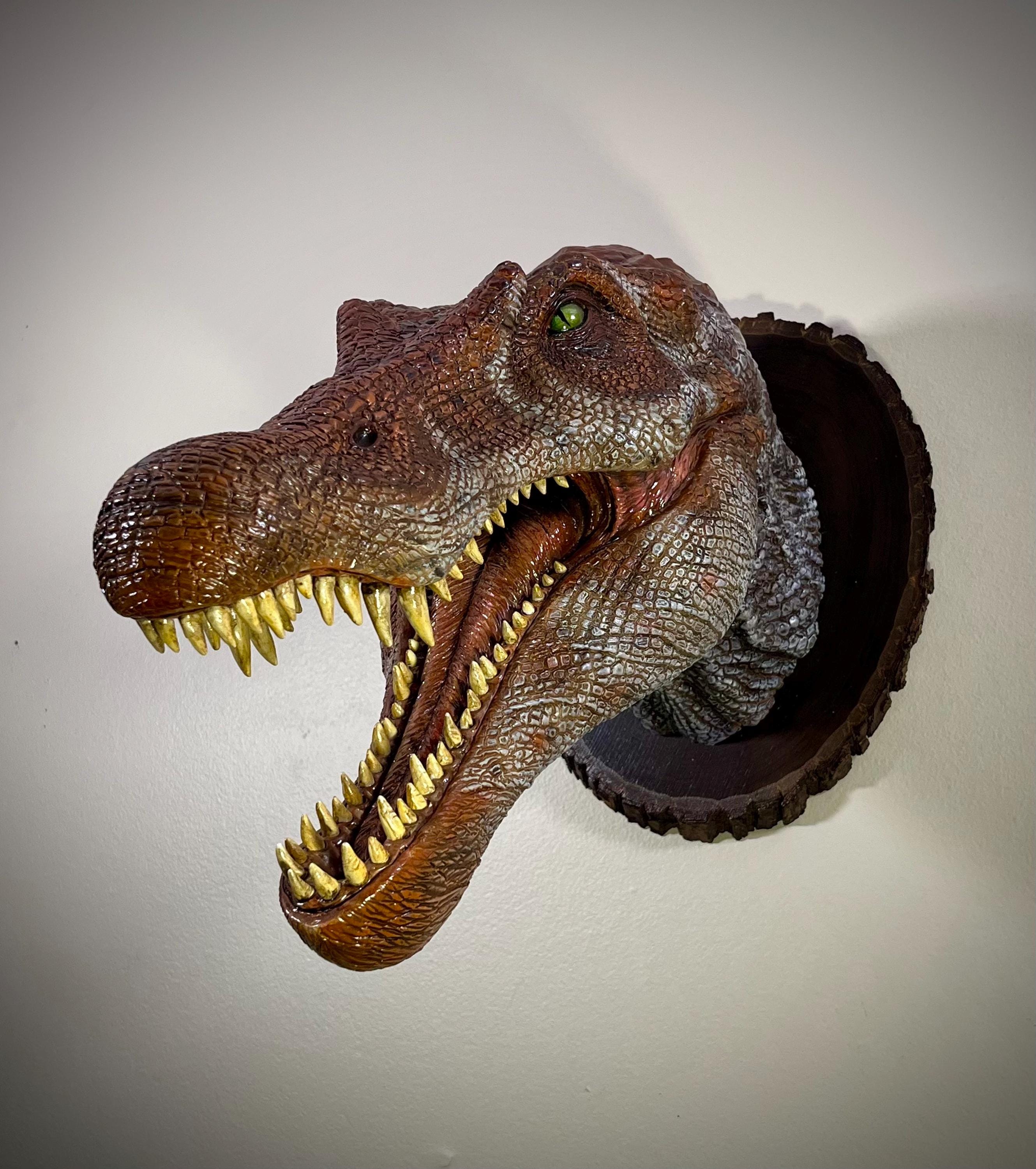 Spinosaurus Bust Sculpture Hanging Wall Mount - Etsy