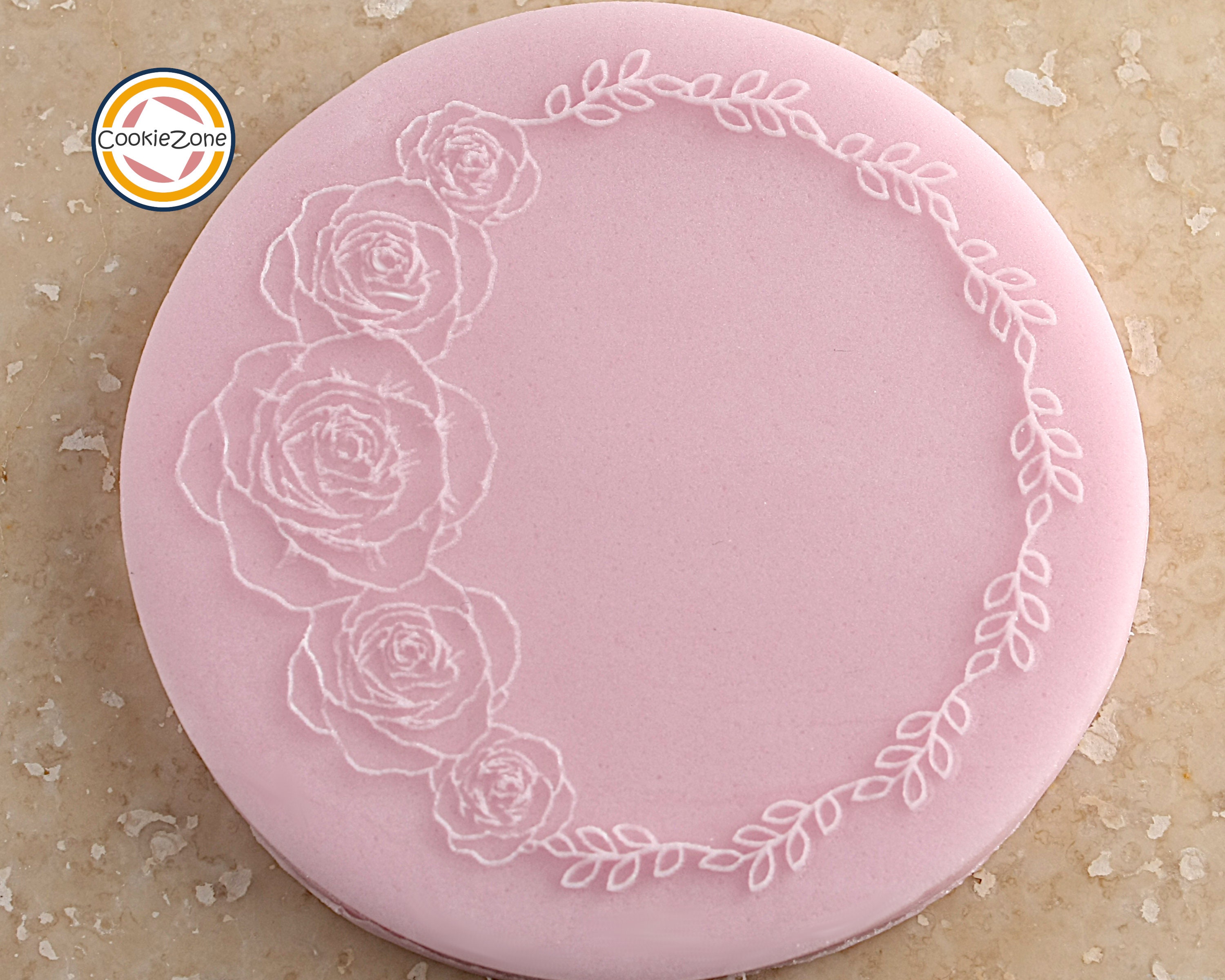 Flower Border Style 3 Debosser/Embosser/Icing/Fondant Stamp | Etsy