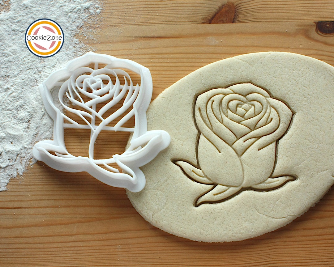Rose Flower Cookie Cutter - Etsy