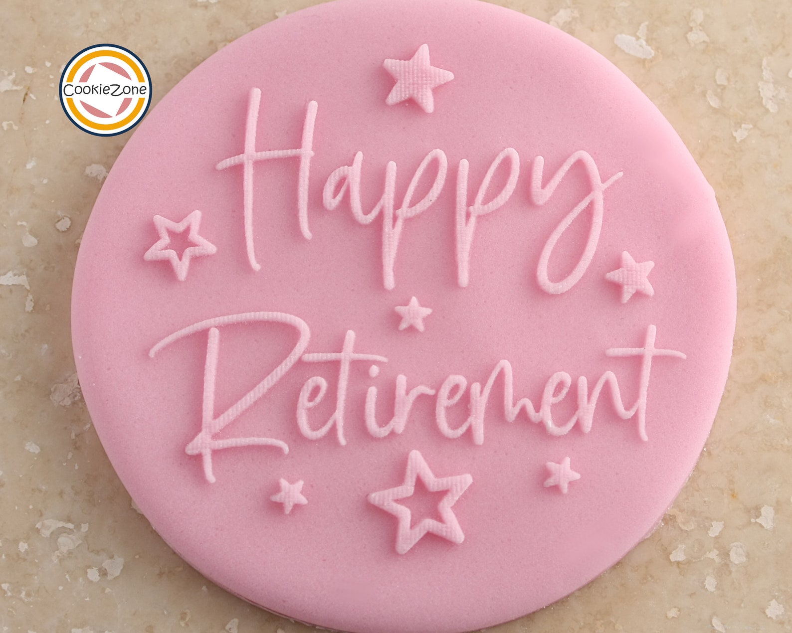 Happy Retirement Stars Debosser/embosser/fondant Stamp - Etsy