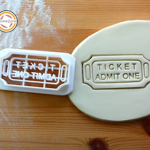 Movie Ticket Cookie Cutter - Etsy