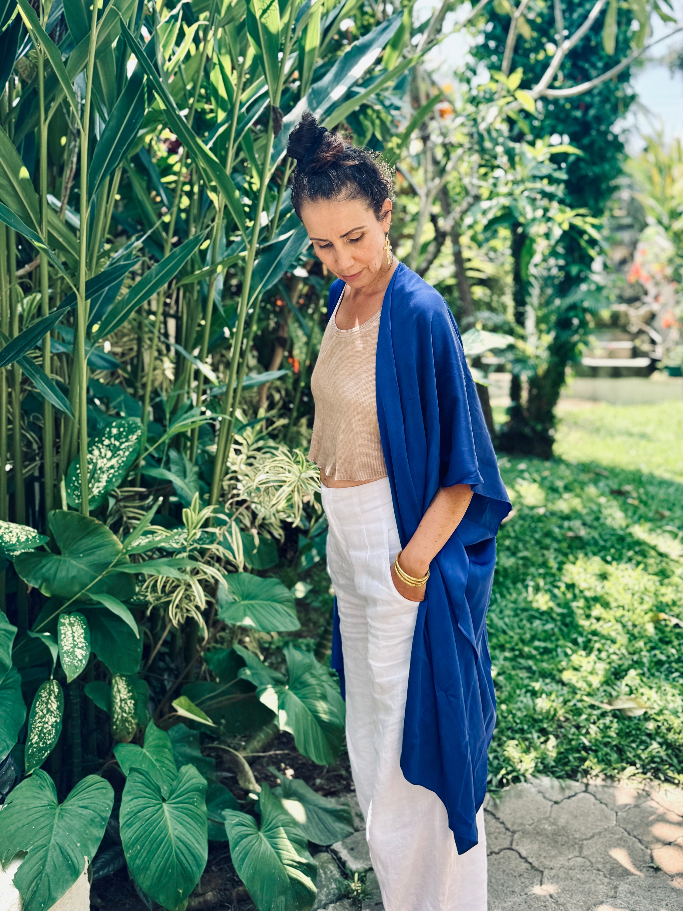 Royal Blue Angel Goddess Divine Feminine Organic and Eco Dyed Batik ...