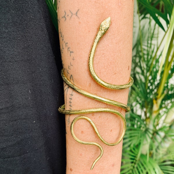 Snake Arm Cuff - Etsy