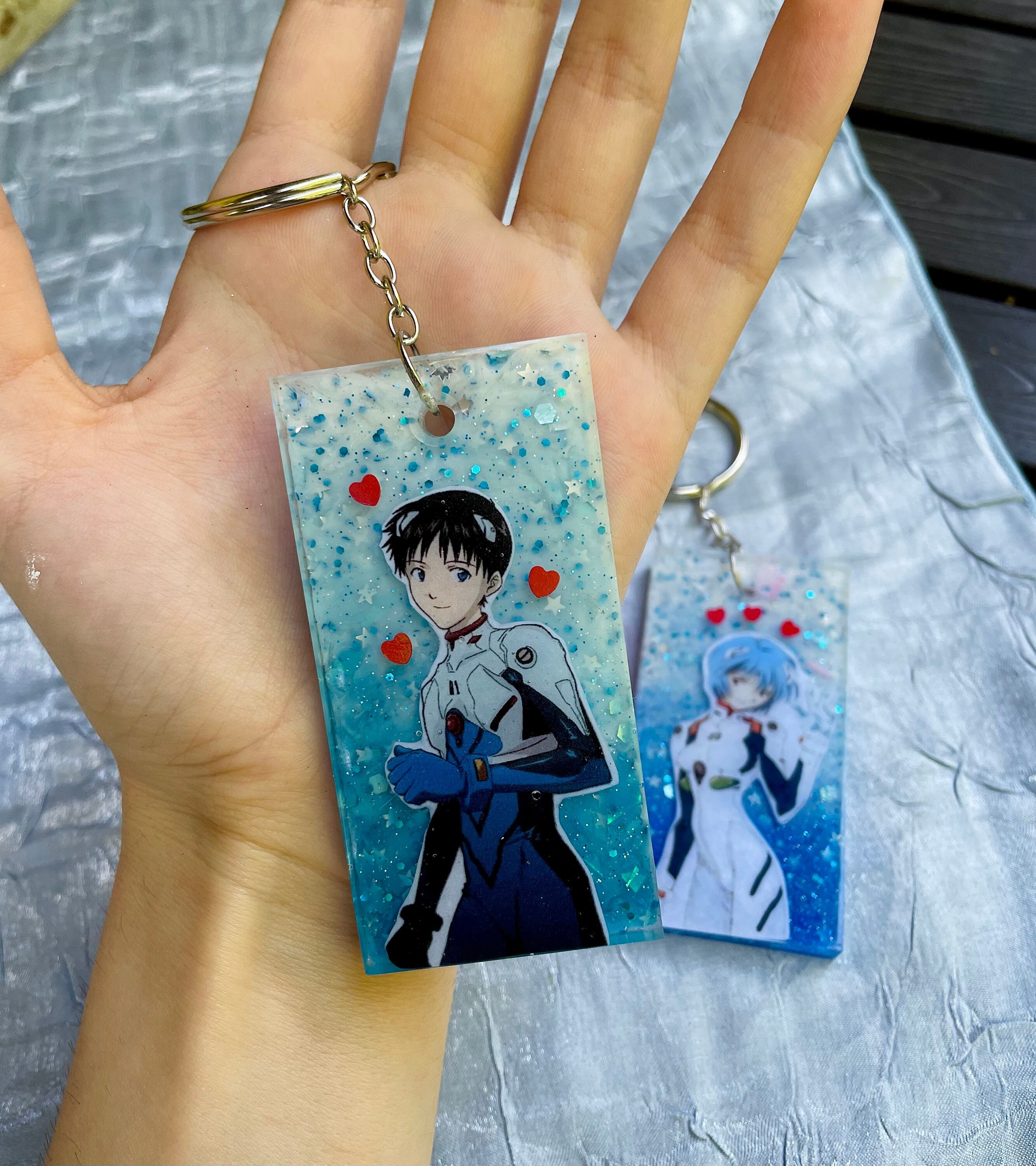 Neon Genesis Evangelion Keychains - Etsy