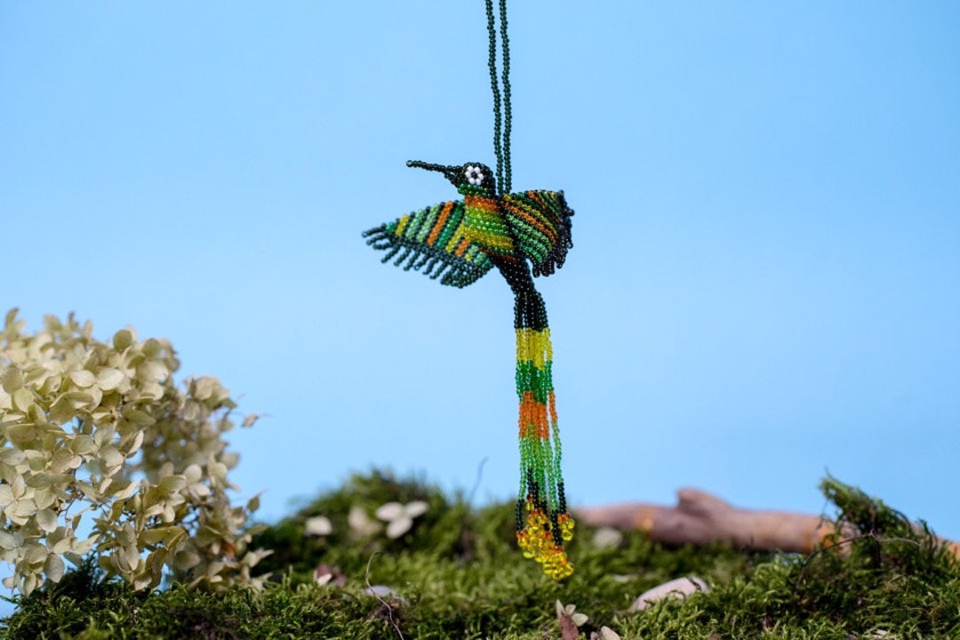 Hummingbird Beaded Colibri Pendant Keychain - Etsy
